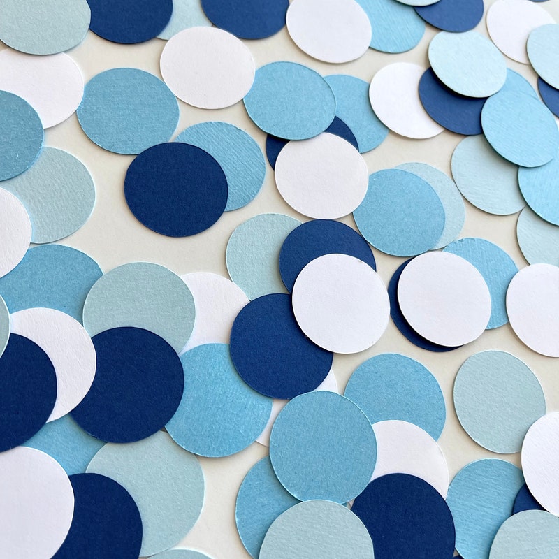 Blue Confetti - Etsy