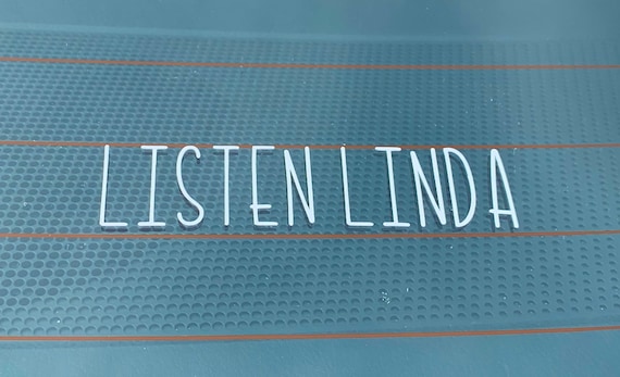 Listen Linda Funny Meme decal Vinyl sticker decal | Etsy
