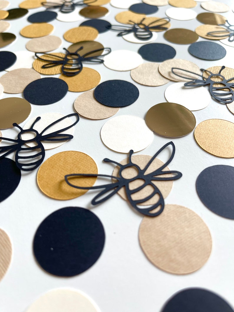 First Bee Day Confetti Bee Confetti Happy Bee Day What Will - Etsy