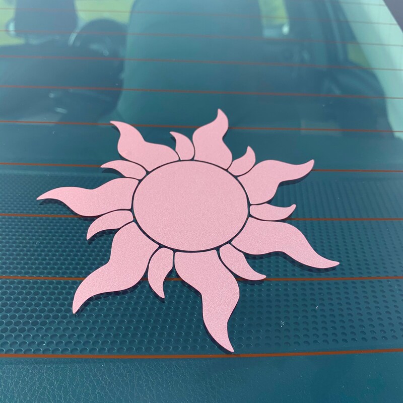 Tangled Sun Sticker - Etsy