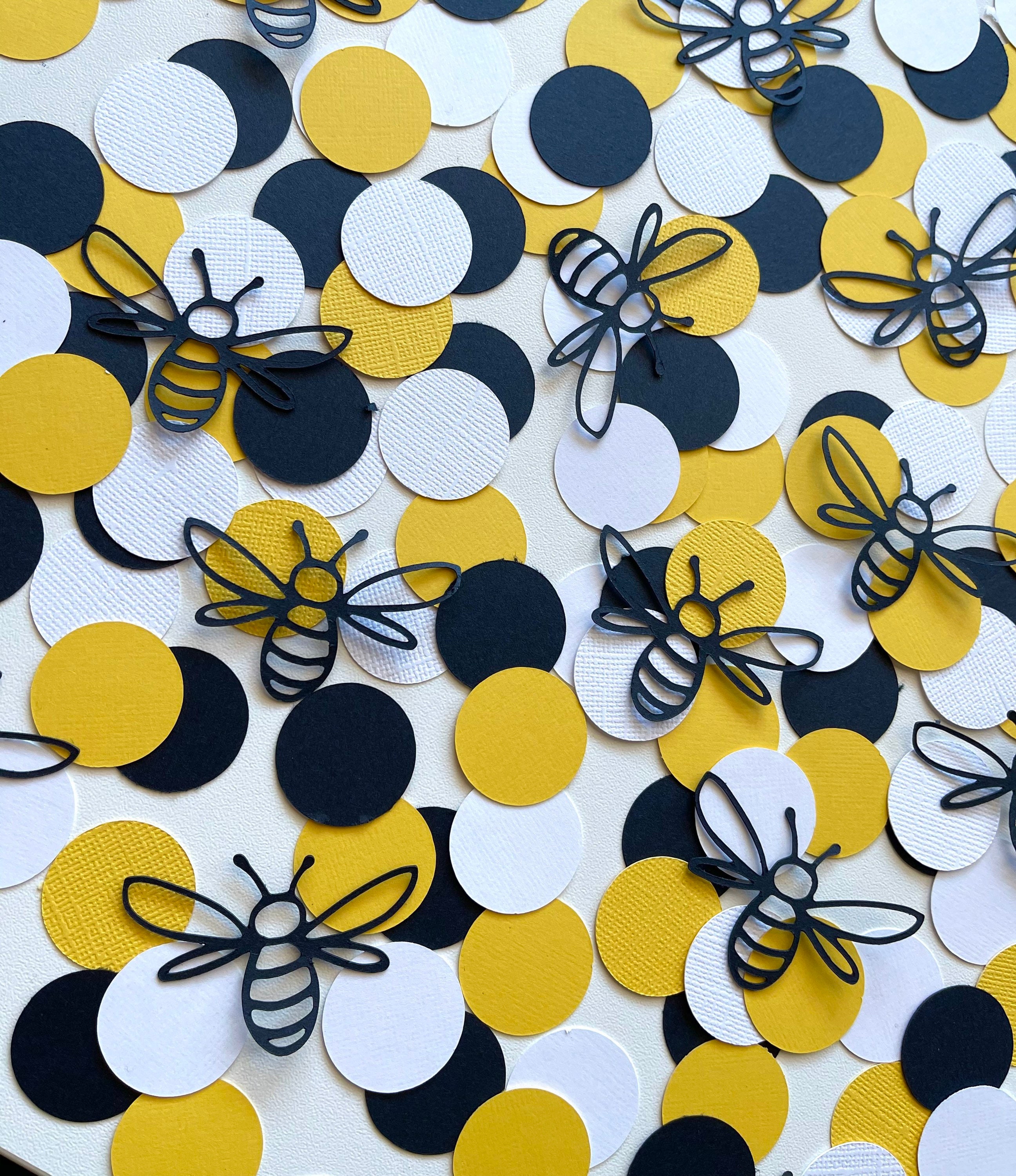 First Bee Day Confetti Bee Confetti Happy Bee Day What Will - Etsy