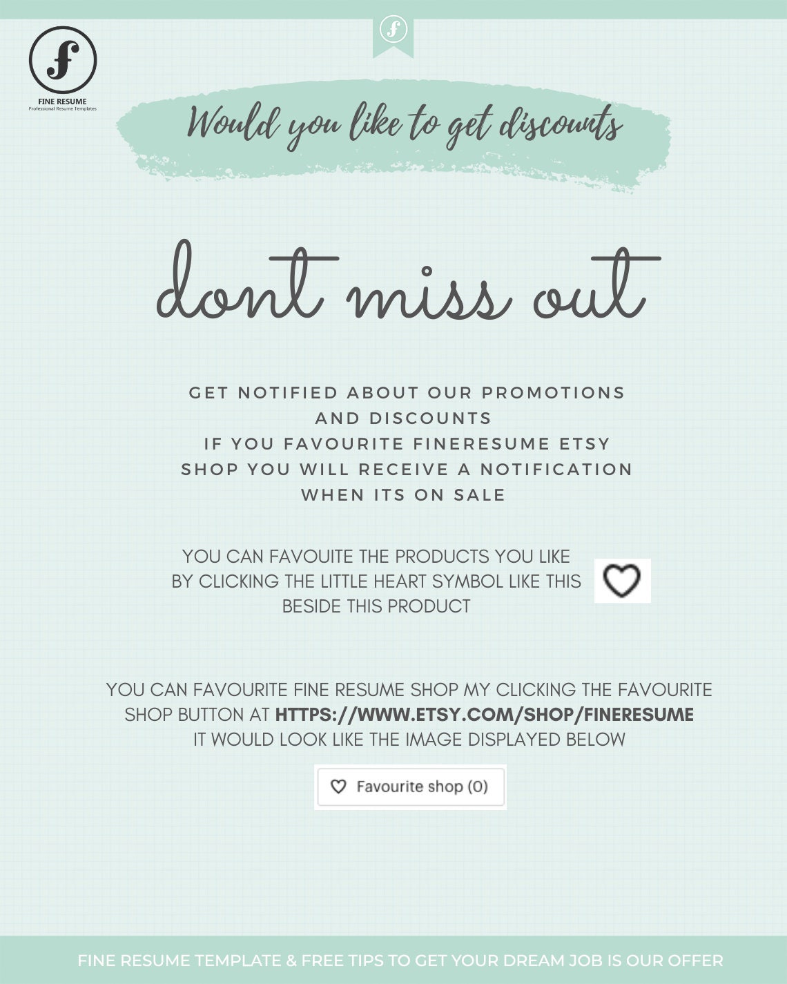 Teacher Resume Template With Matching Cover Letter and Reference Letter ...