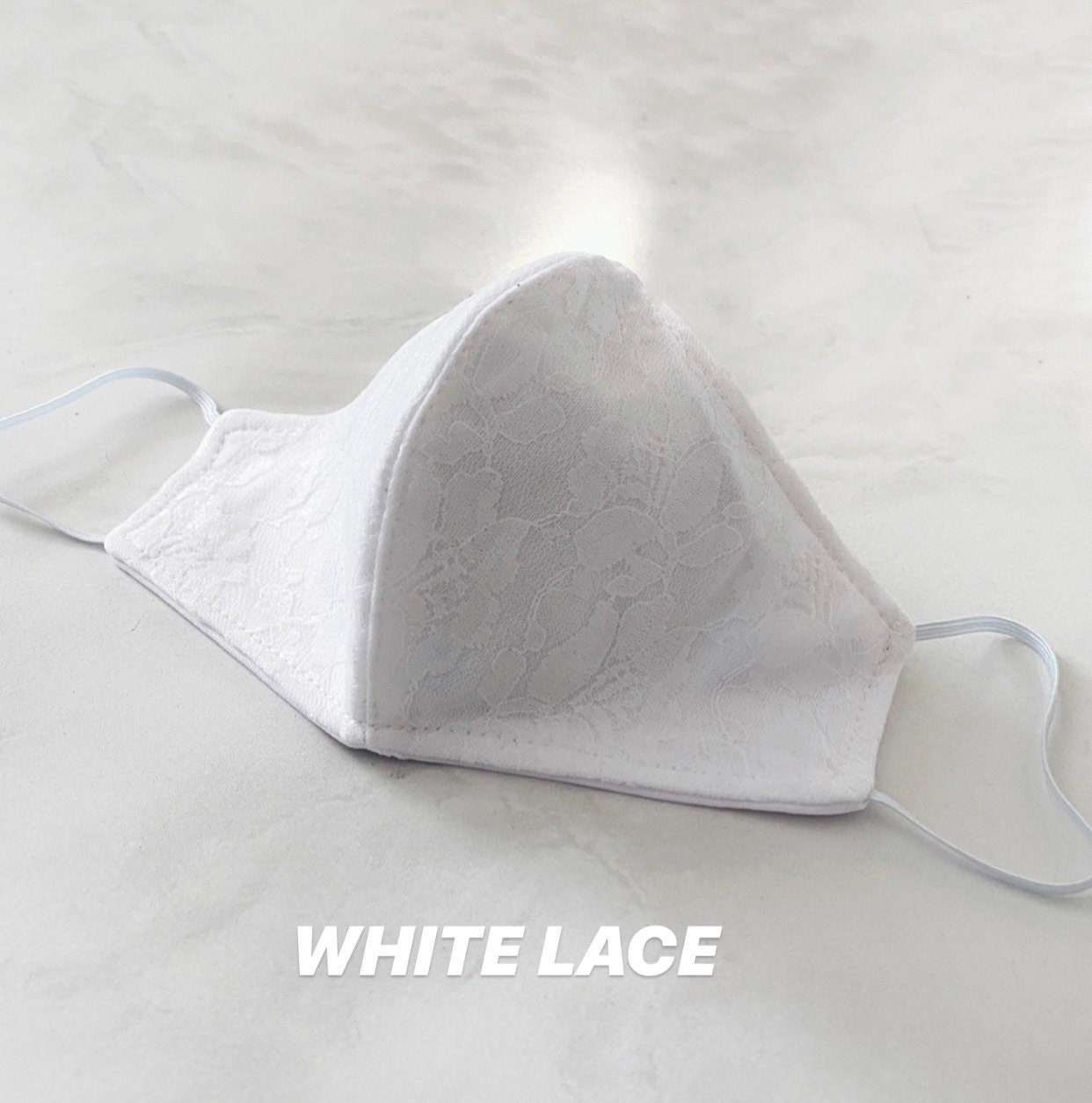 Lace Face Mask - Reusable, Washable, Fashion Contour Fitted, Fabric ...