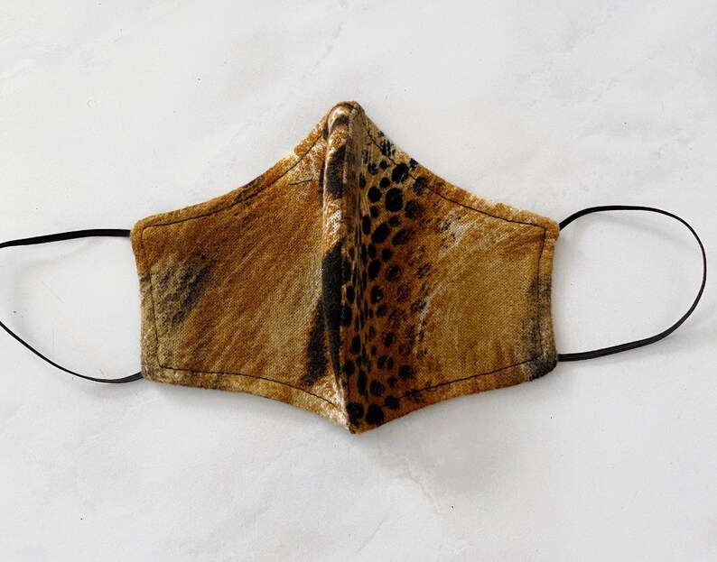 Cheetah Print Halloween Face mask Reusable Washable Fashion | Etsy