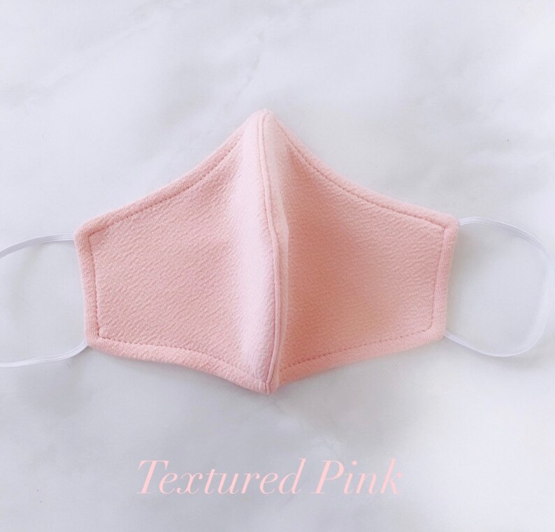 Blush Ivory Pink and Rosey Facemask Reusable Washable | Etsy