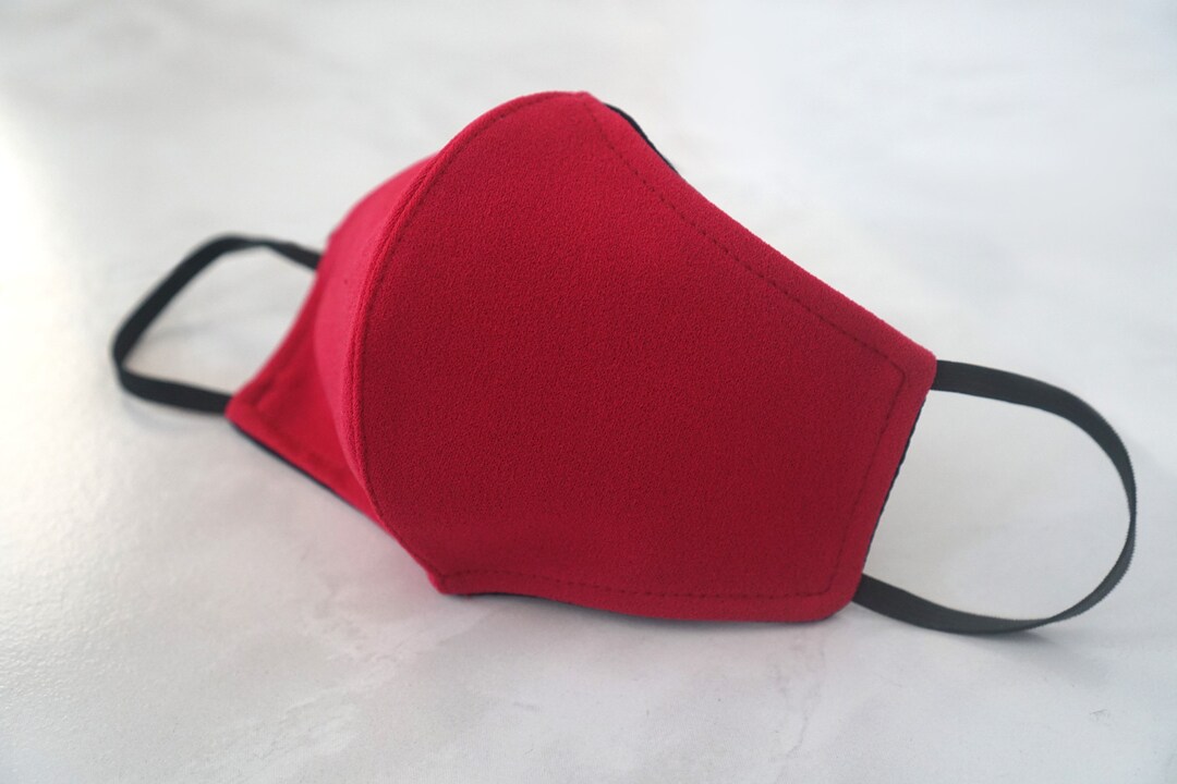 Hot Pink Face Mask - Reusable, Washable, Fashion Fitted Contour Fabric ...