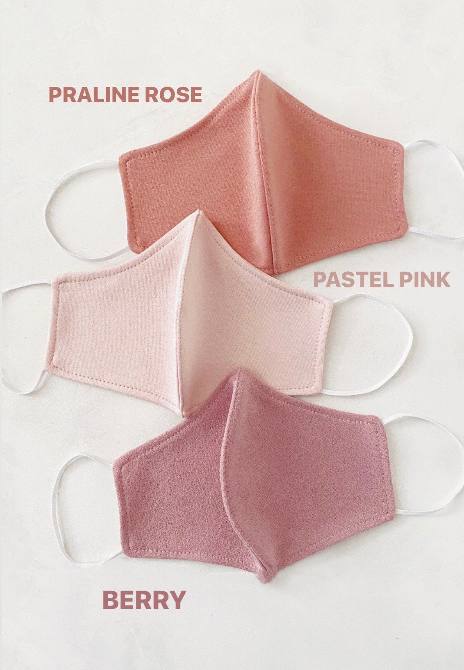 Shades of Pink Purple Face Mask Reusable, Washable, Handmade Fashion ...