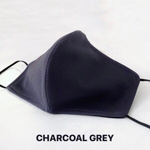 Unisex Men and Women Grey Charcoal Business Face Mask - Reusable ...