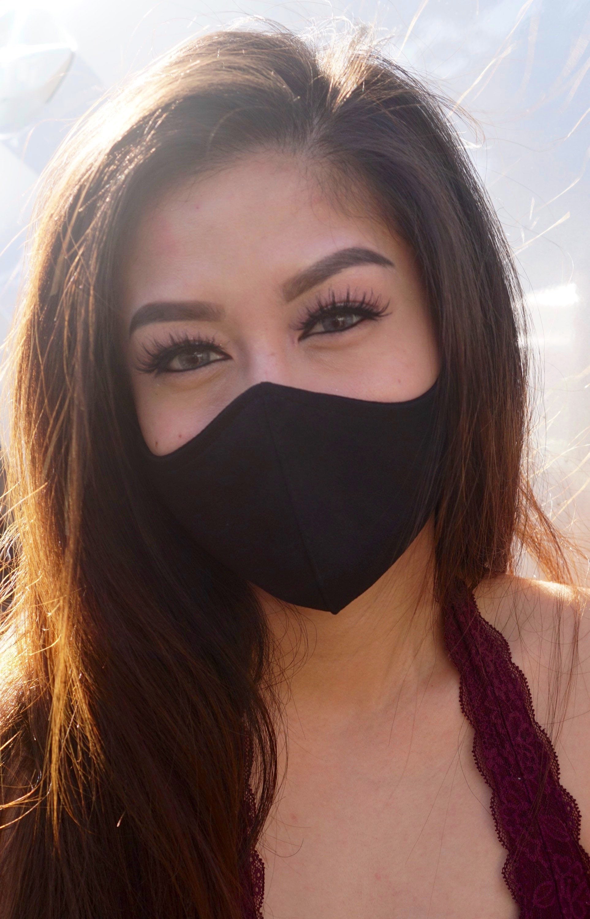 Men and Women Black Face Mask Reusable Washable Fashion - Etsy