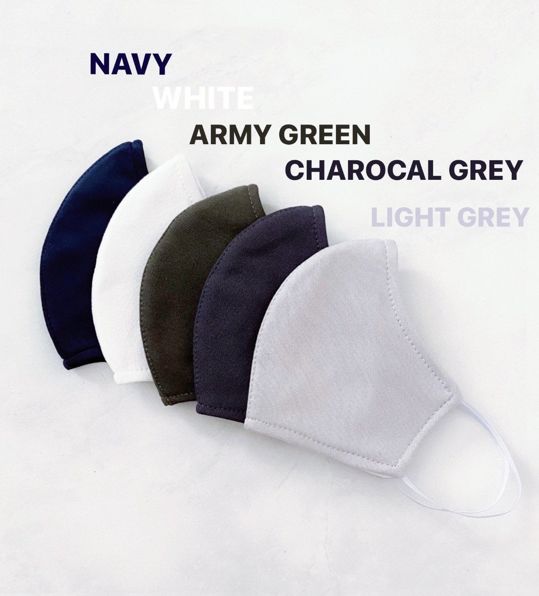 Unisex Men and Women Grey Charcoal Business Face Mask - Reusable ...