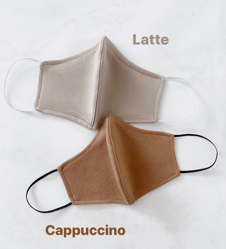 Neutral Cream Beige Face Mask Reusable Washable Handmade - Etsy