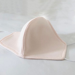 Blush Ivory Pink and Rosey Facemask - Reusable, Washable, Handmade ...