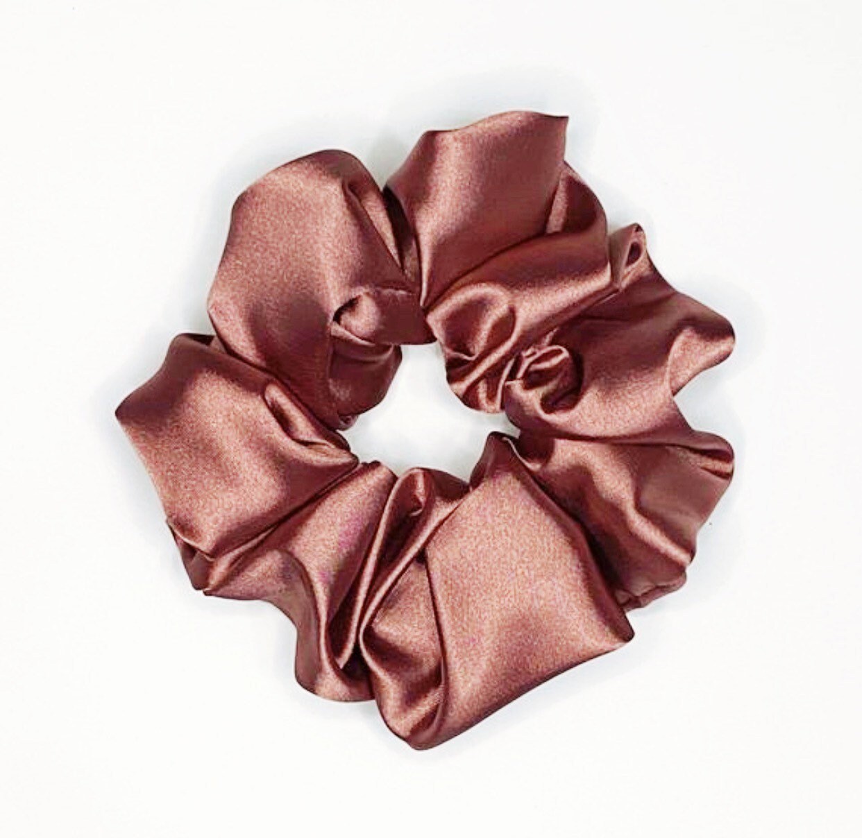 Silk Rosey Hair Scrunchies matching Face Mask Available | Etsy