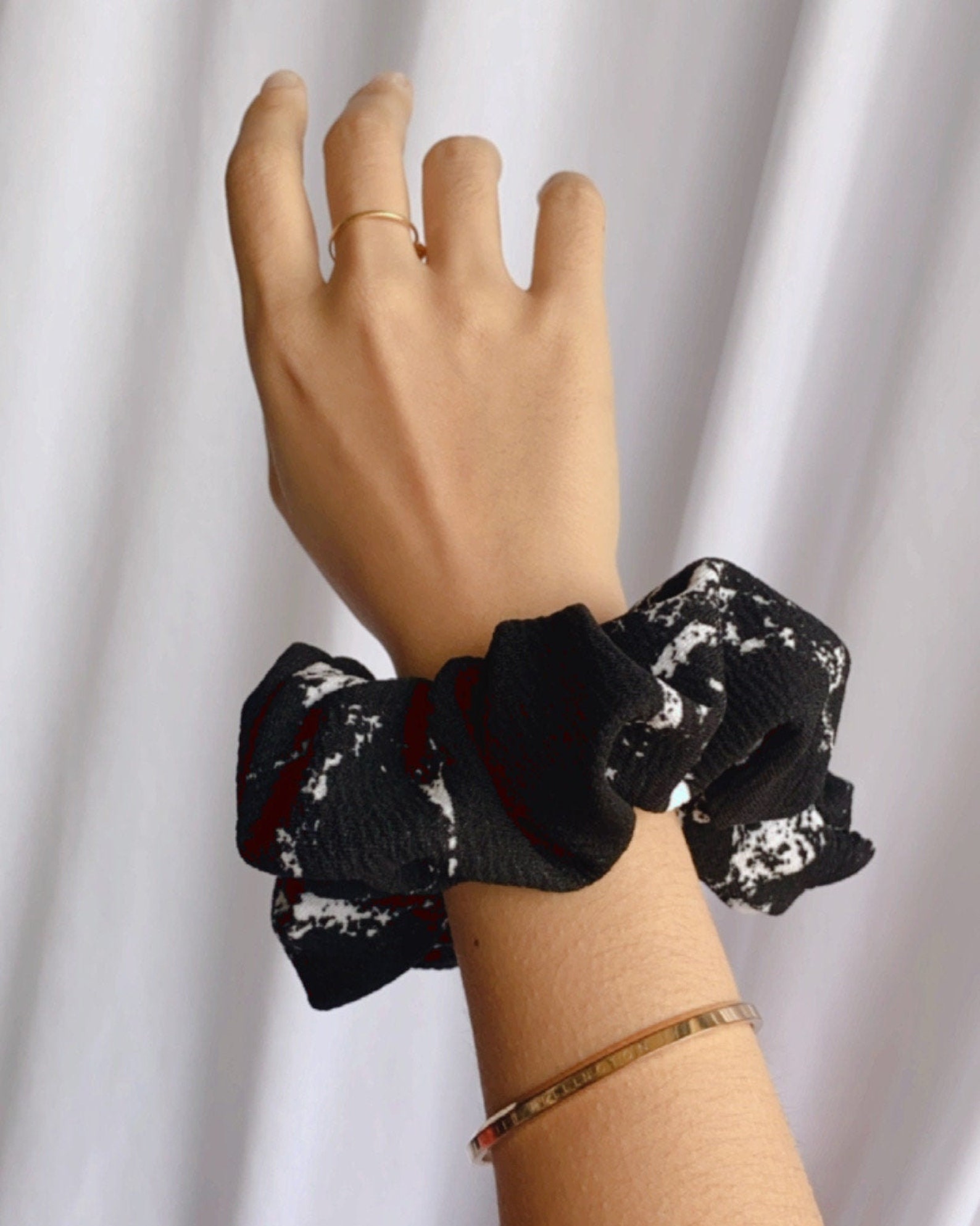 Black Marble Face Mask And/or Scrunchies Reusable Washable - Etsy