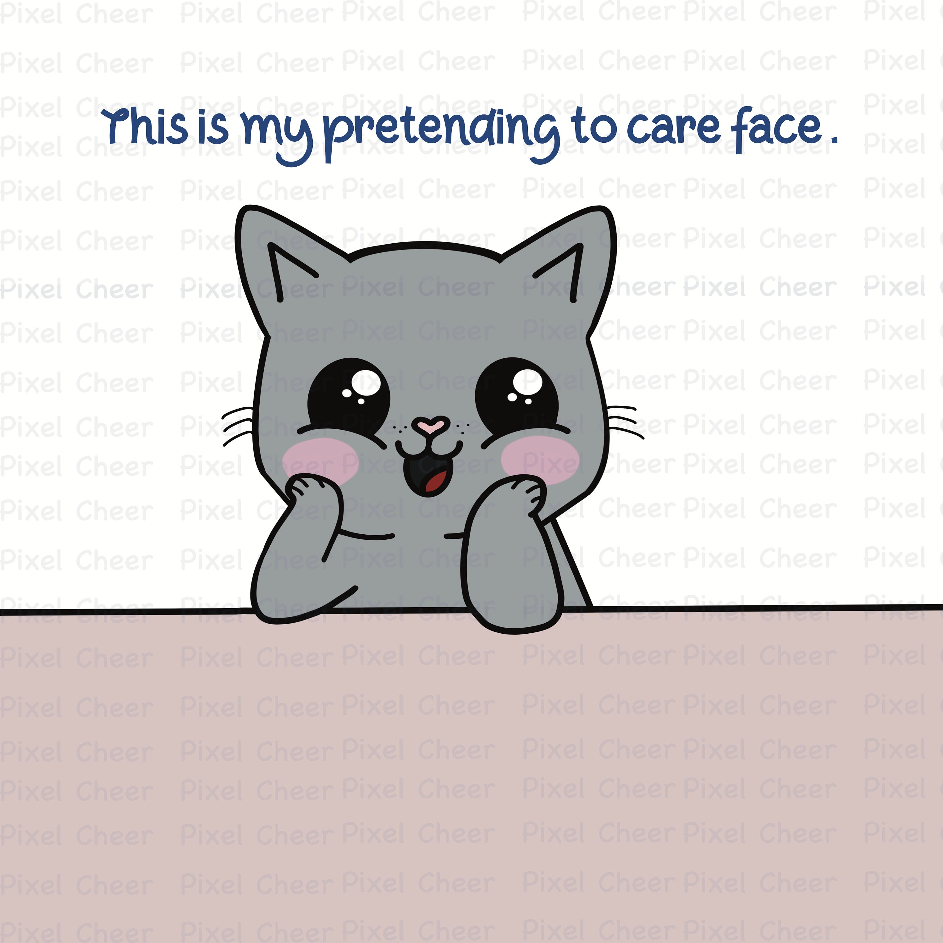 This is My Pretending to Care Face, Cat, PDF, Jpg, PNG Download ...