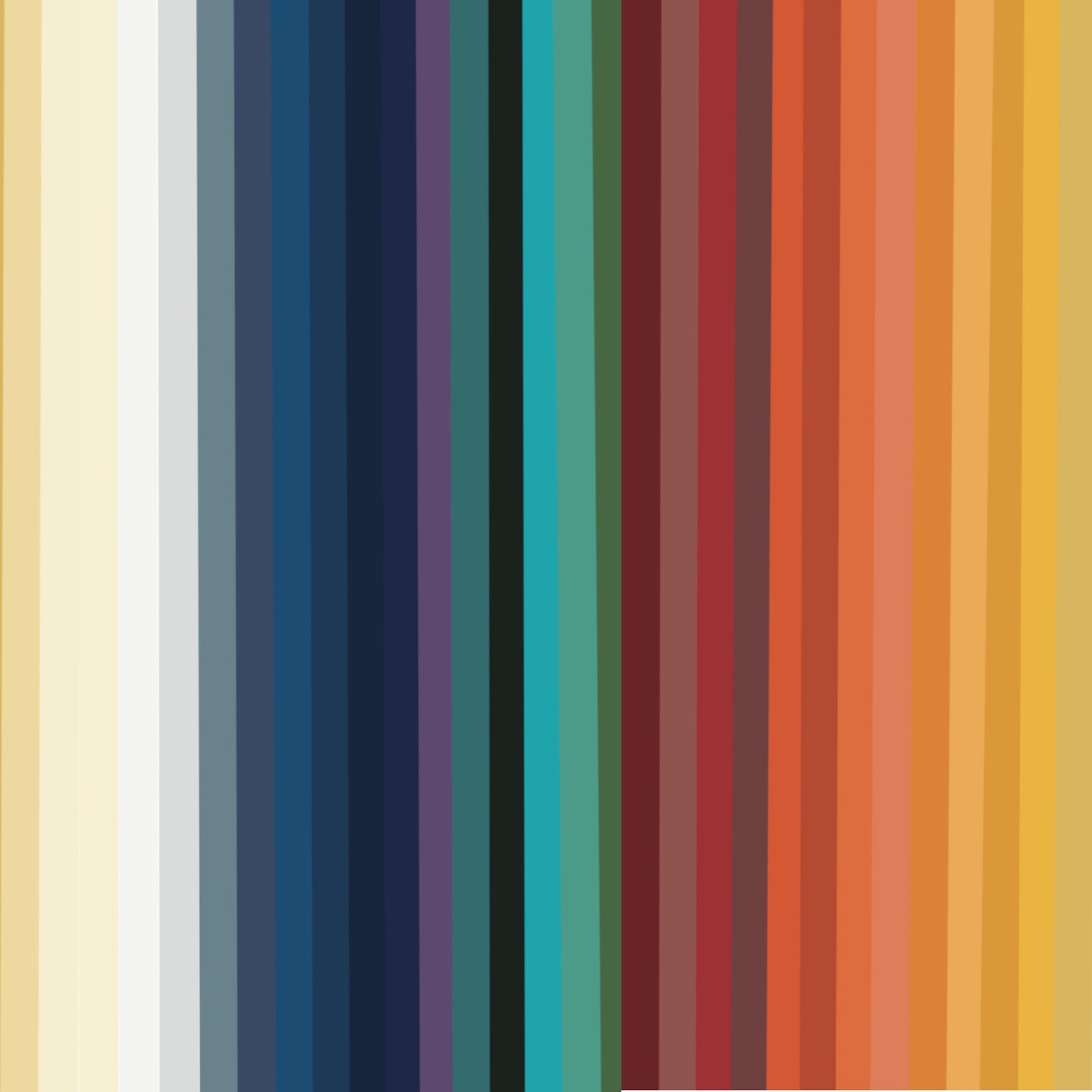 Color Palette for Procreate, Retro, 70s, 30 Swatches, Digital File ...