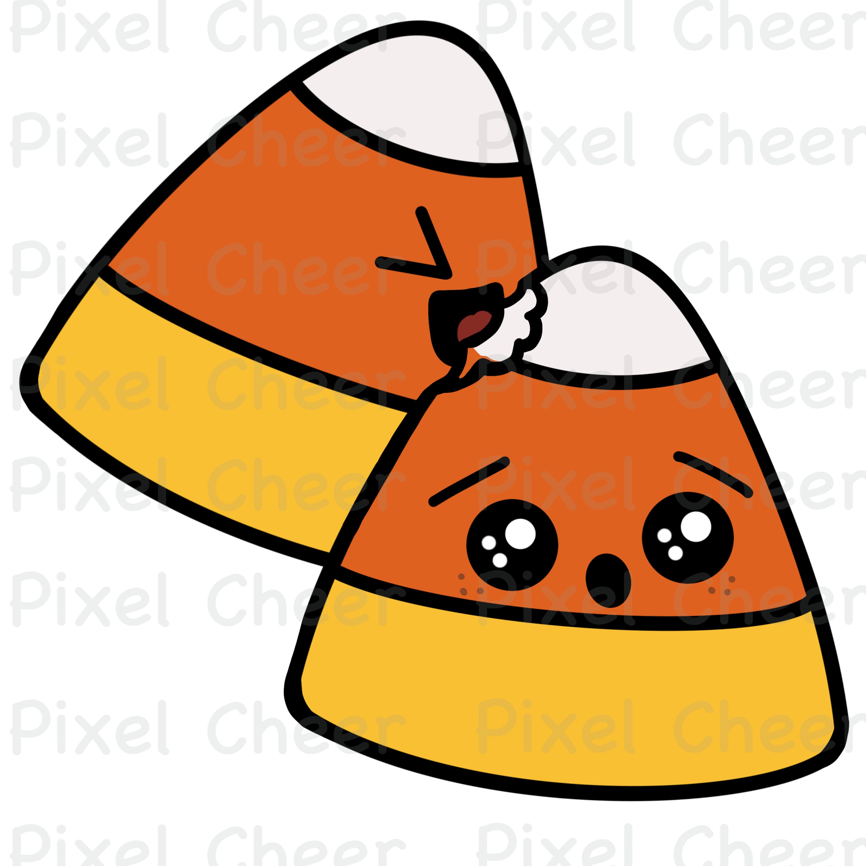 Bitten Candy Corn Clip Art