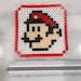 Super Mario Brothers Perler Bead Coaster Set - Etsy