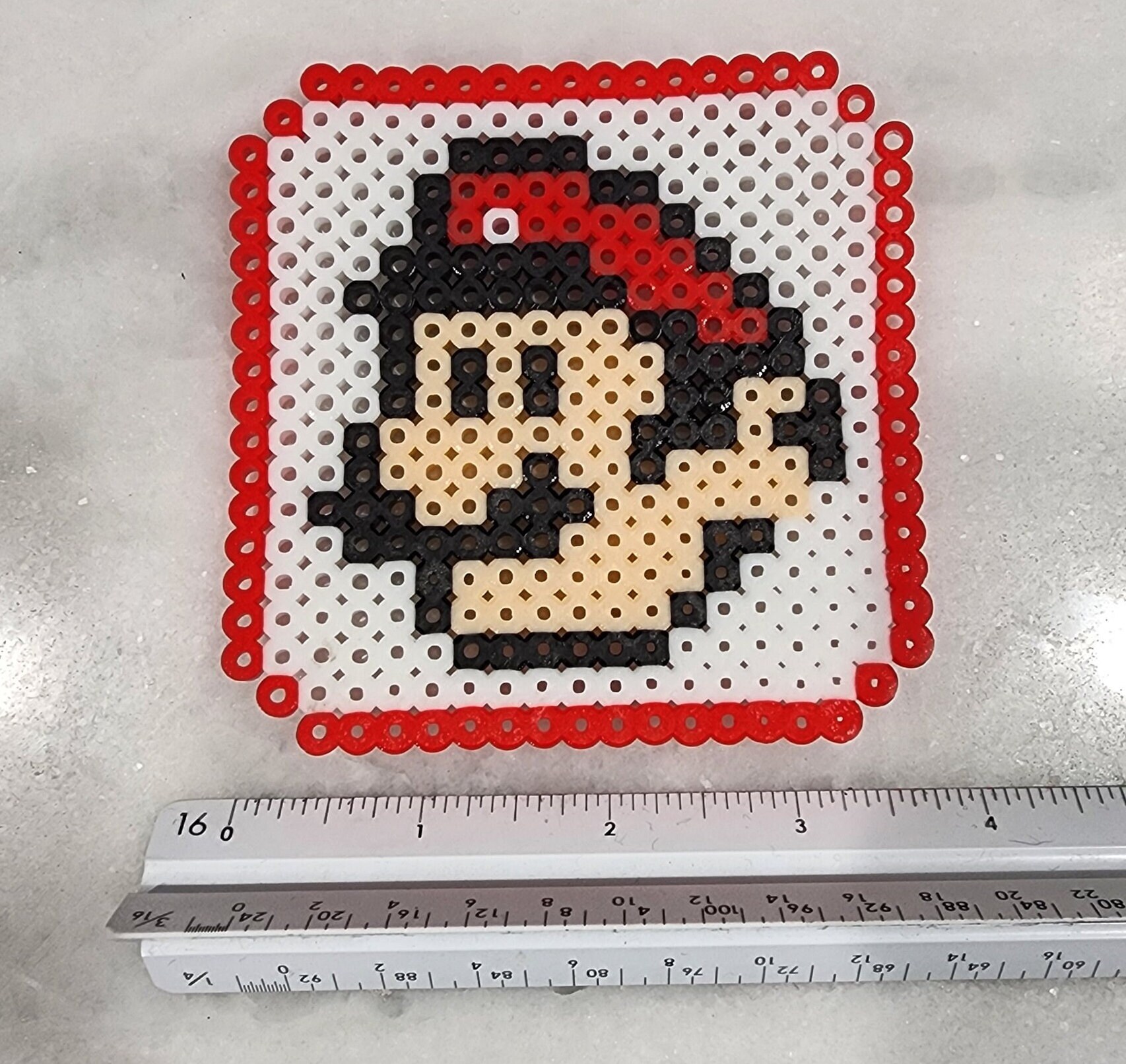 Super Mario Brothers Perler Bead Coaster Set - Etsy