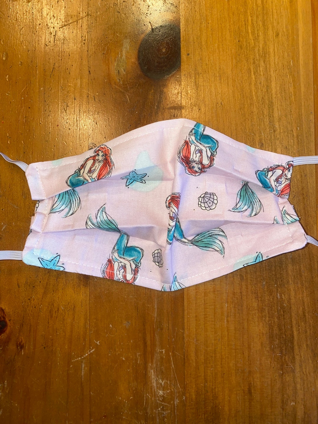 Disney's Little Mermaid Face Mask - Etsy