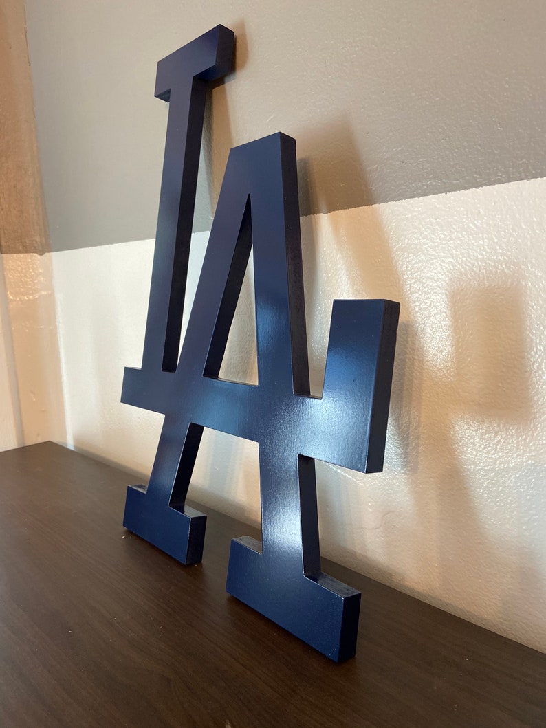 LA Dodgers Logo Wall Decor 20 Tall - Etsy