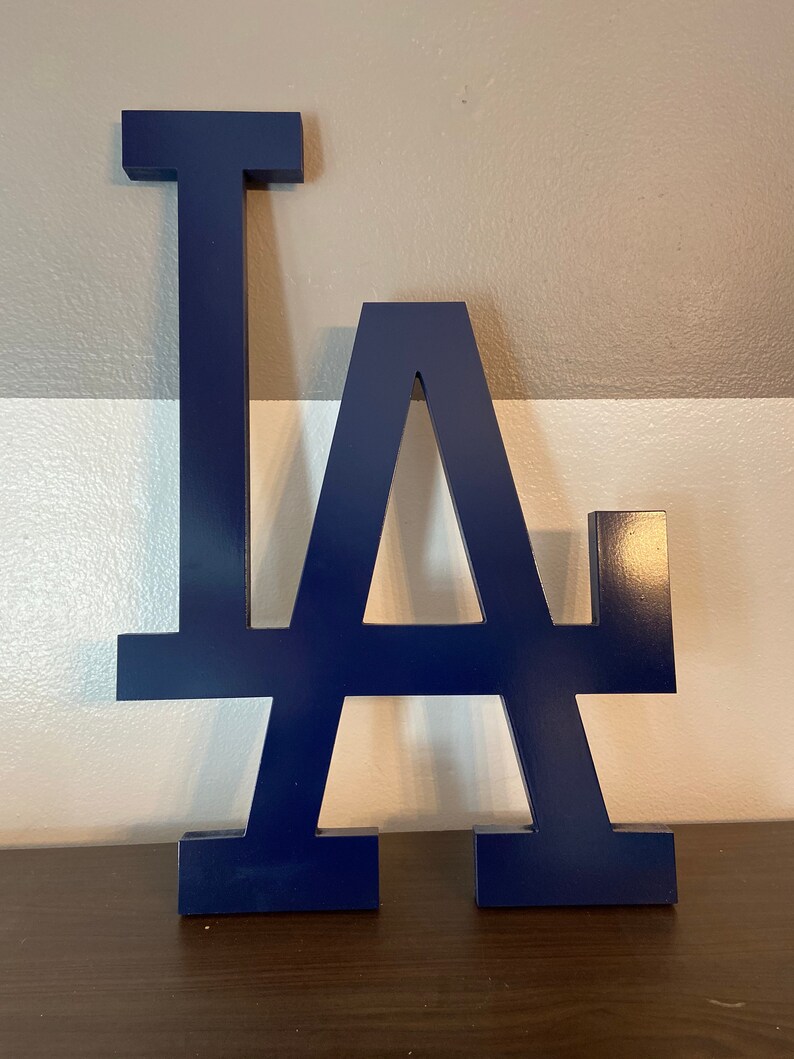 LA Dodgers Logo Wall Decor 20 Tall - Etsy