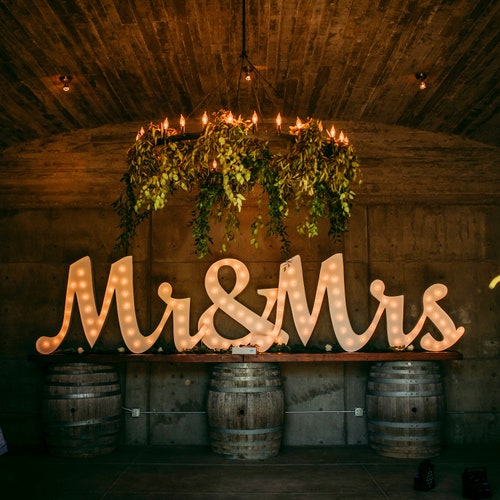 Big Letters for Wedding Marquee Letters With Lights Large - Etsy