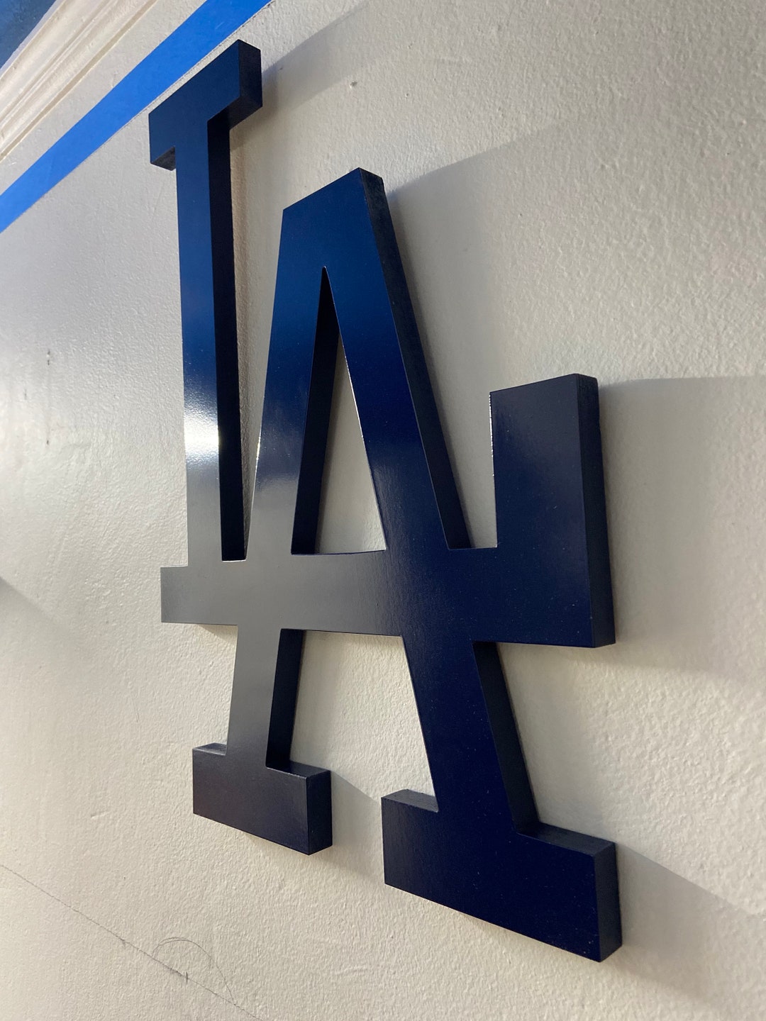 LA Dodgers Logo Wall Decor 20 Tall - Etsy