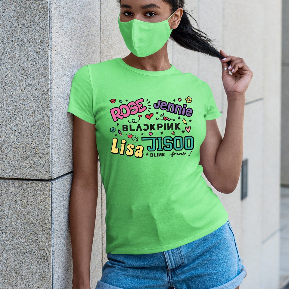 Digital Cool Blackpink Names Design - Lisa Ros Jisoo Jennie sold by ...