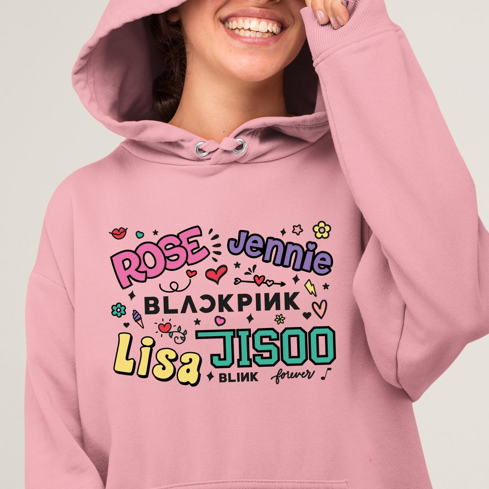 Digital Cool Blackpink Names Design - Lisa Ros Jisoo Jennie sold by ...