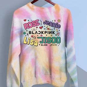 Digital Blackpink Namen Design - Lisa Rosé Jisoo Jennie - Layered SVG ...