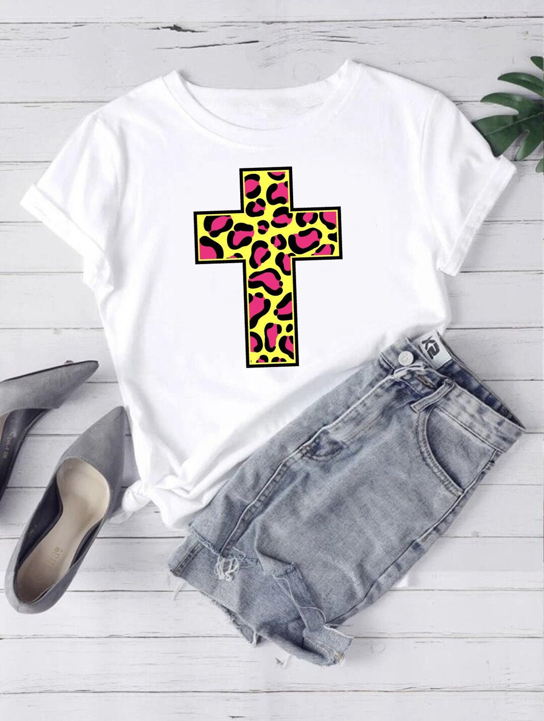 Leopard Cross Design Cut Files SVG Vector Cricut Cool Typo Style ...