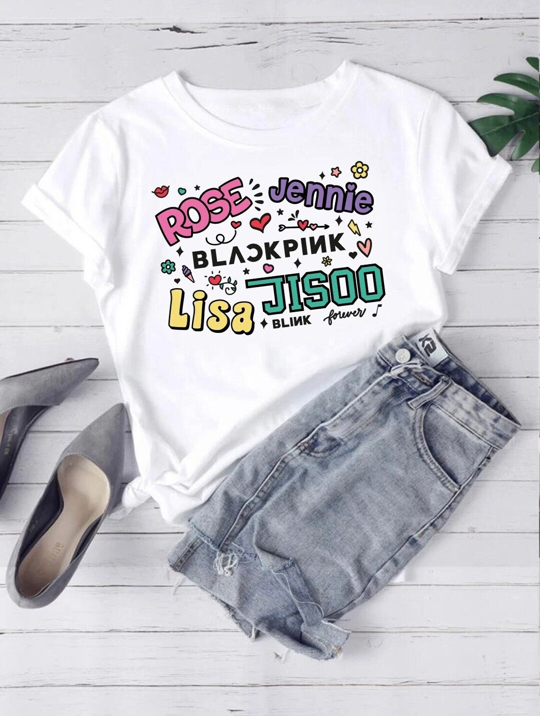 Digital Blackpink Namen Design - Lisa Rosé Jisoo Jennie - Layered SVG ...