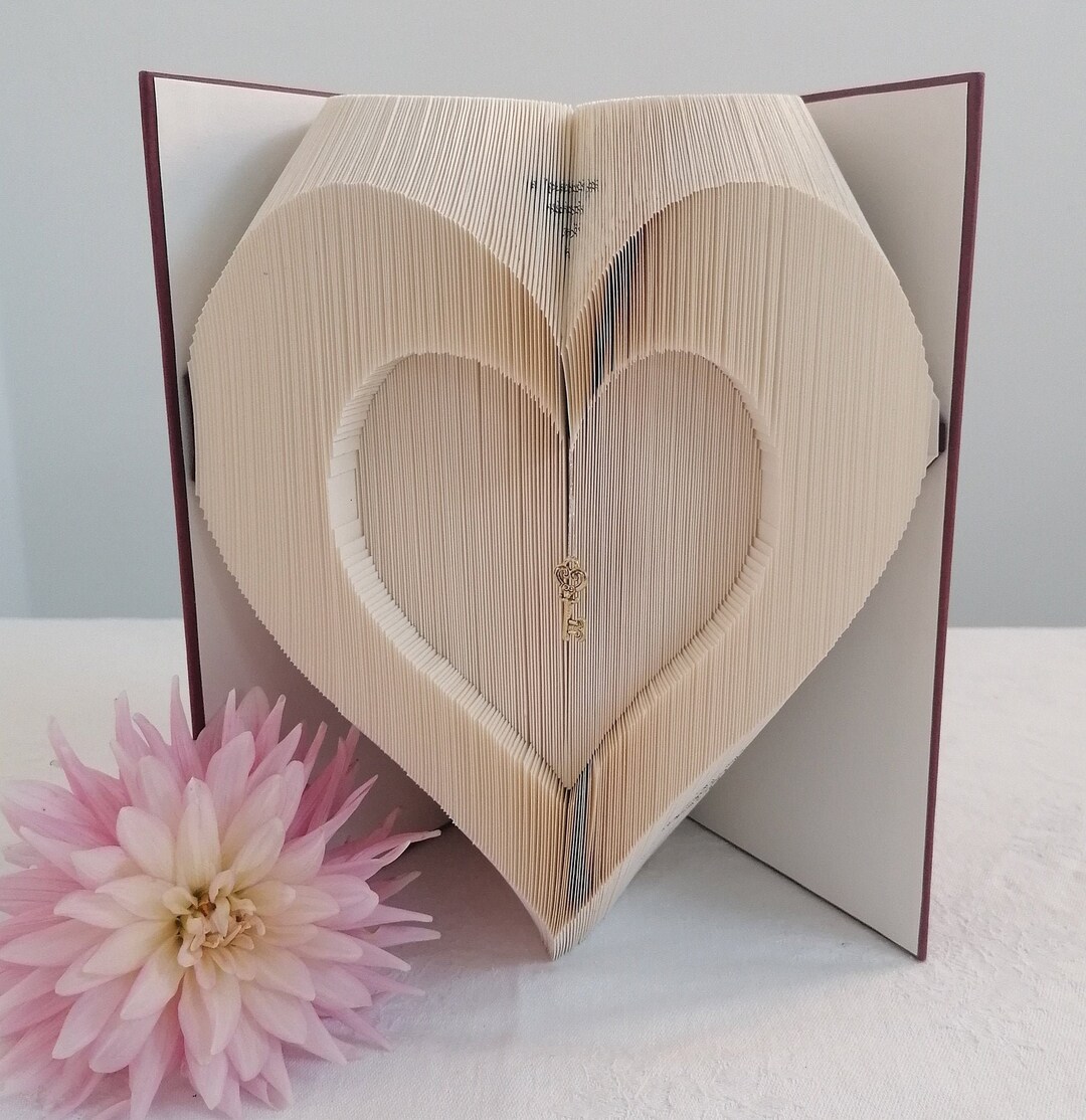 Heart, Folded Book, Gift, Small Wedding Gift, Folded Book, Love, for ...