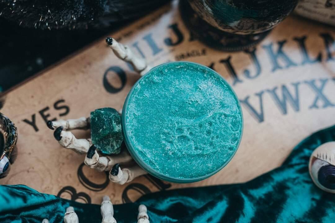 Slime & Foam Adventurine stone buried slime Serene Adventurine Slime ...