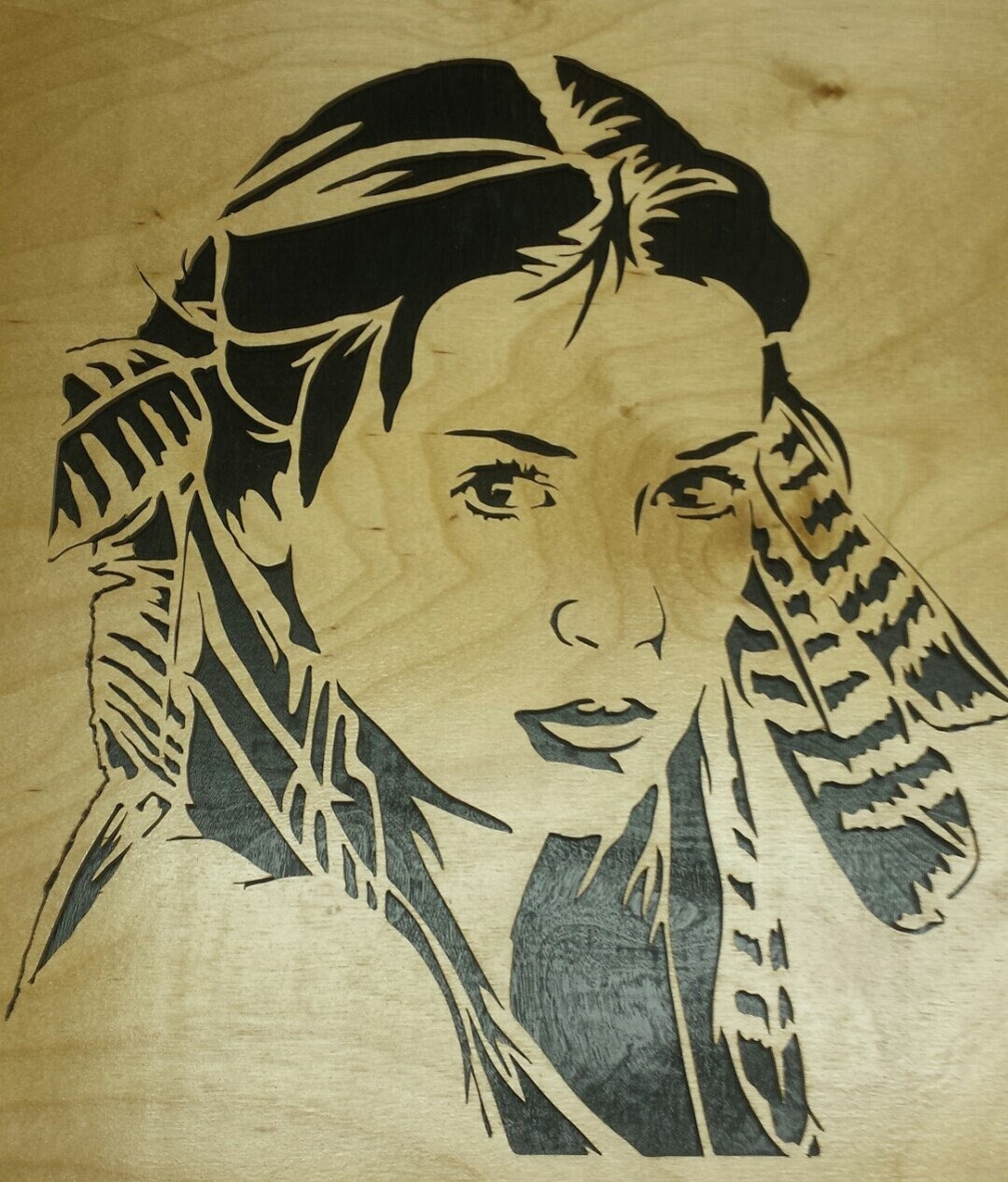 Lakota Girl, Native American, Scroll Saw Art, Framed Art - Etsy