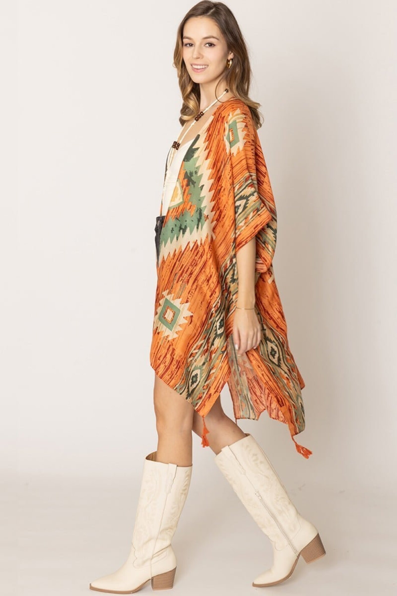 Boho Kimono Duster Gift for Her Womens Bohemian Kimono Cardigan - Etsy