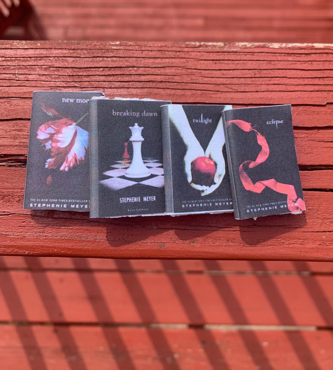 Miniature Twilight Saga/stephanie Meyer Books 4 of the Classics - Etsy