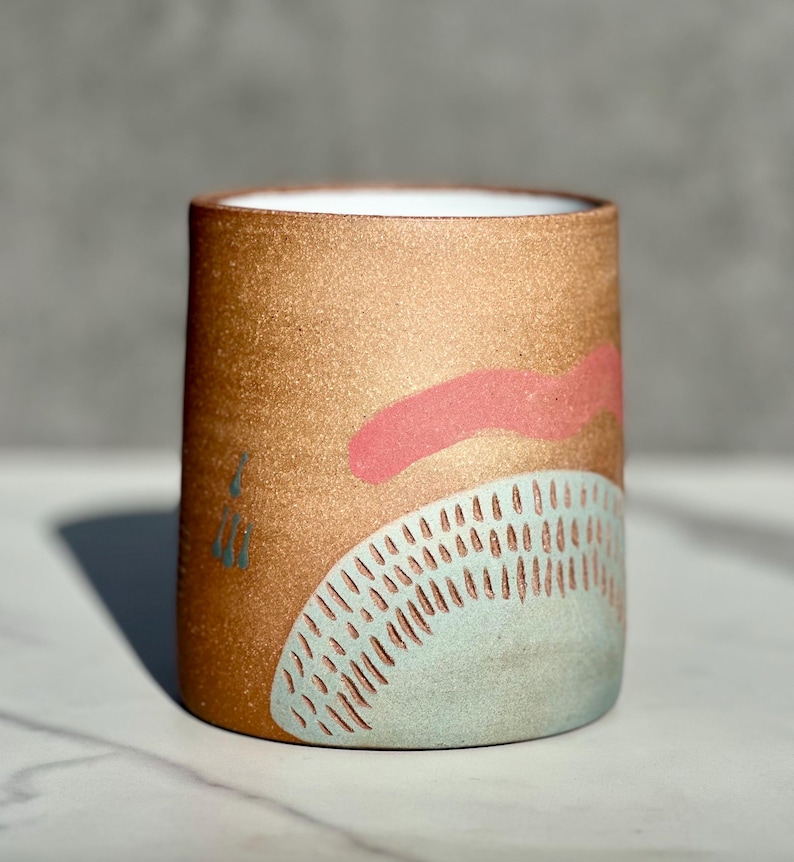 14oz Raw Earth Collection Handmade Coffee Mug, Mug Ceramic, Coffee Mug ...