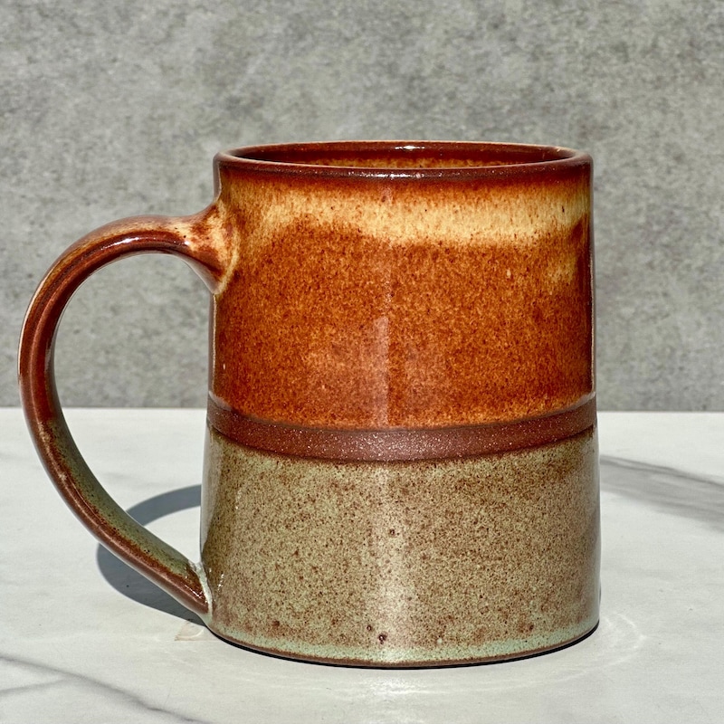 Mug With Hand Made Shino - Etsy