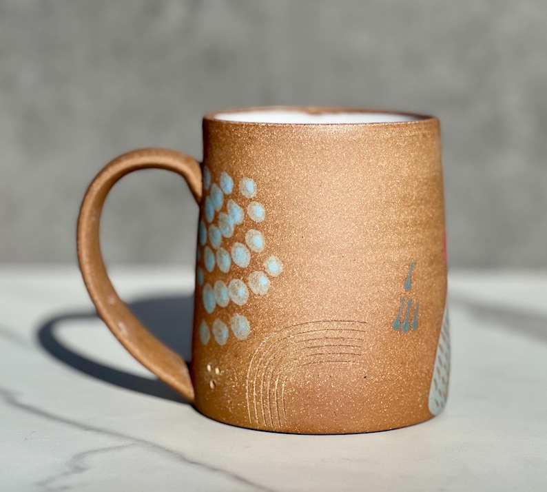 14oz Raw Earth Collection Handmade Coffee Mug, Mug Ceramic, Coffee Mug ...