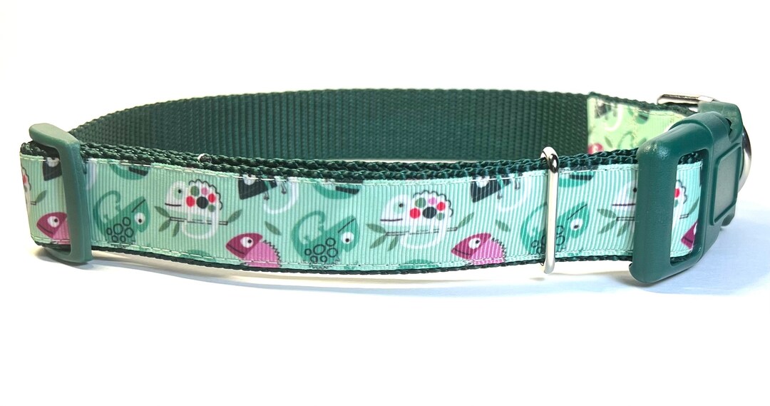 Colorful Chameleons Collar - Etsy