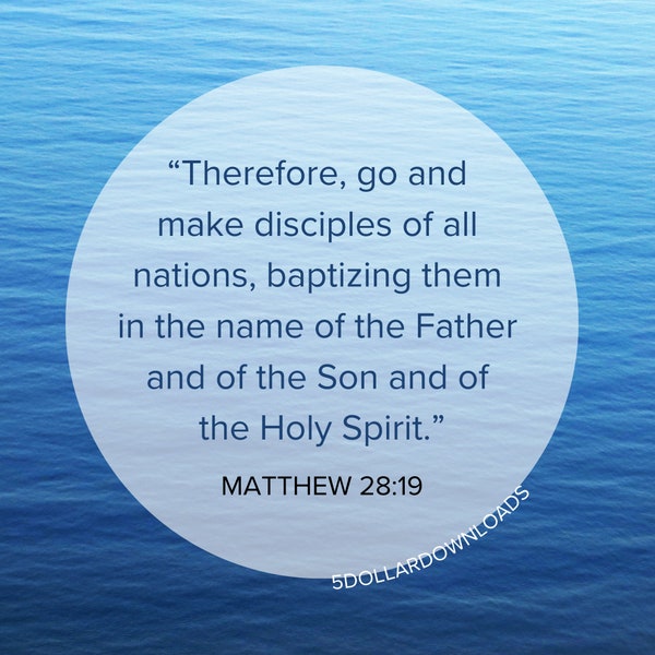 Matthew 28 19 - Etsy