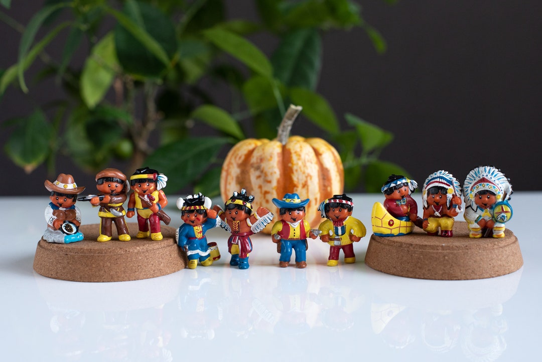 1995 Vintage Haribo Indian Figurine Set + Original Paper Kinder Joy - Etsy