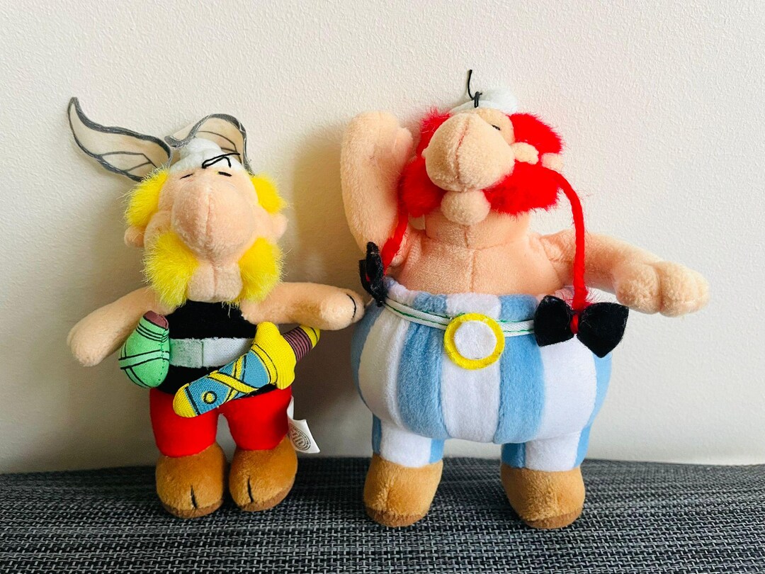 1999 90's Ferrero Kinder Surprise Maxi Vintage Asterix Soft Plush ...