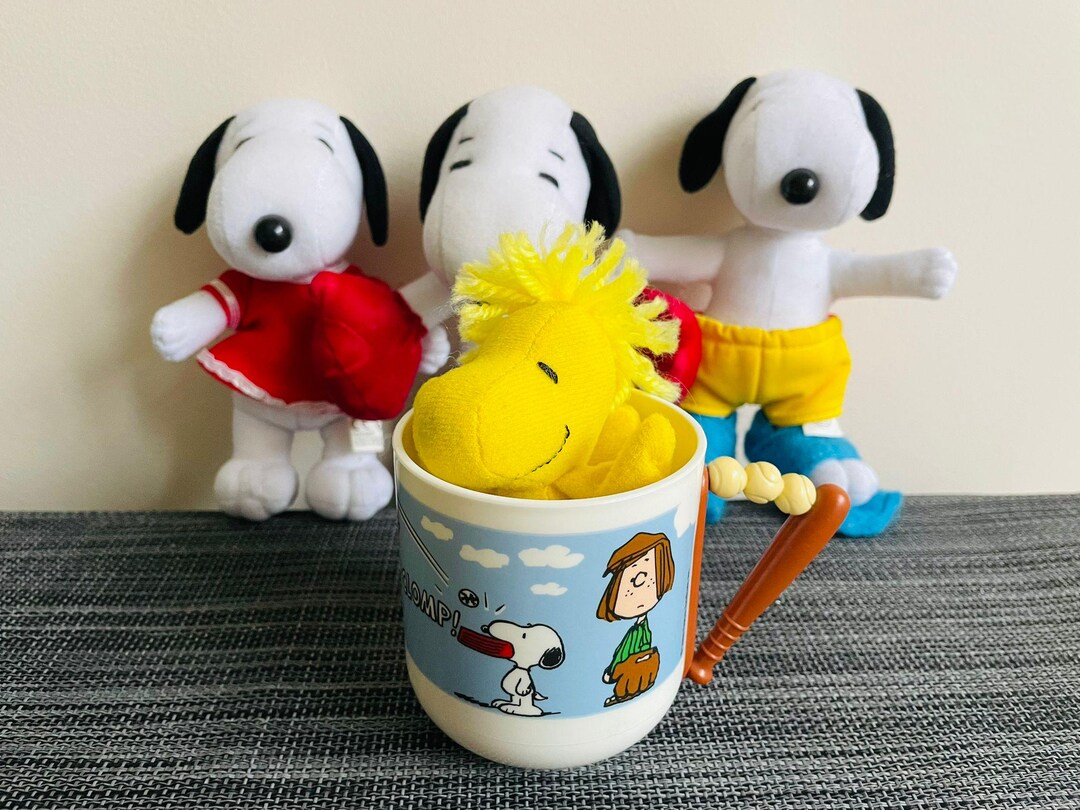 90's Ferrero Kinder Surprise Maxi Vintage Snoopy Soft Plush Figures ...