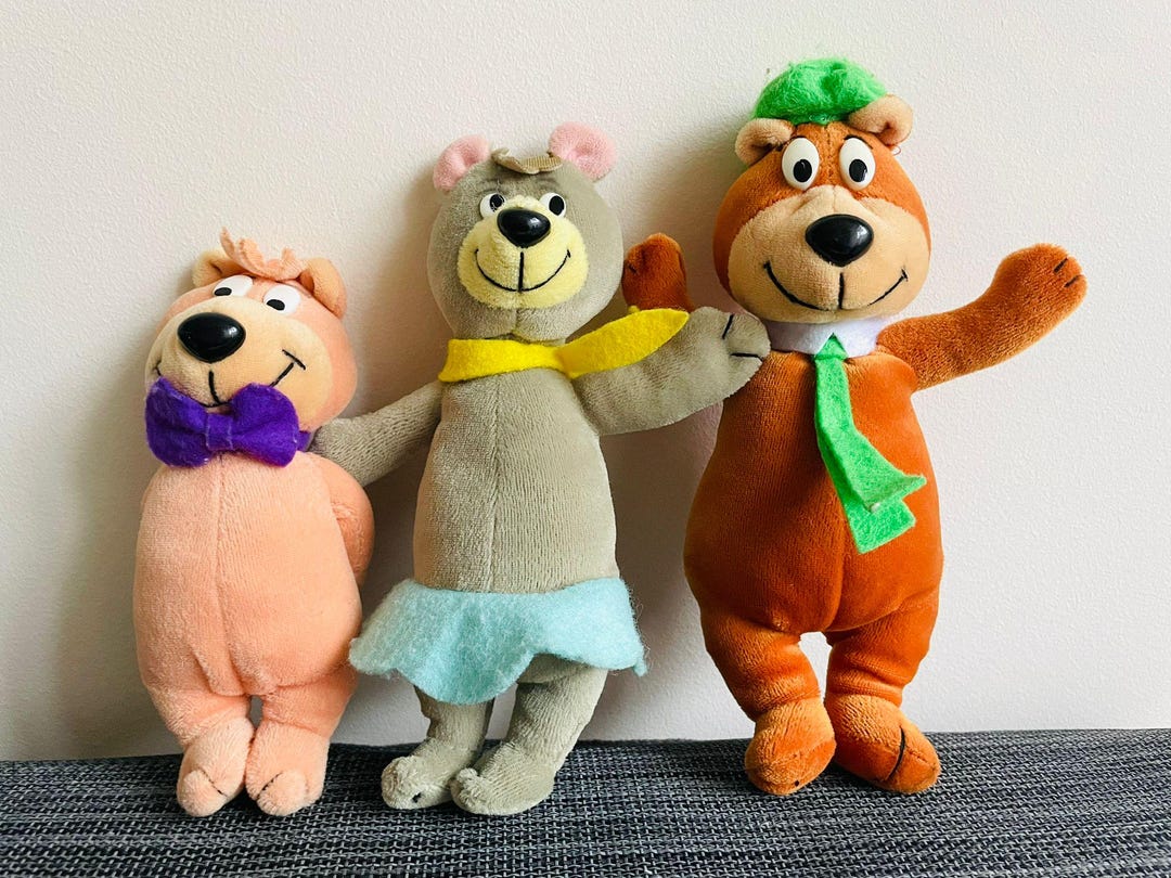 1996 - 90's Ferrero Kinder Surprise Maxi Vintage Yogi Bear Soft Plush ...