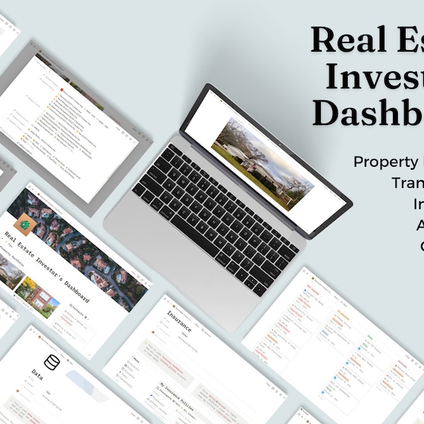 Red Notion Template - Etsy