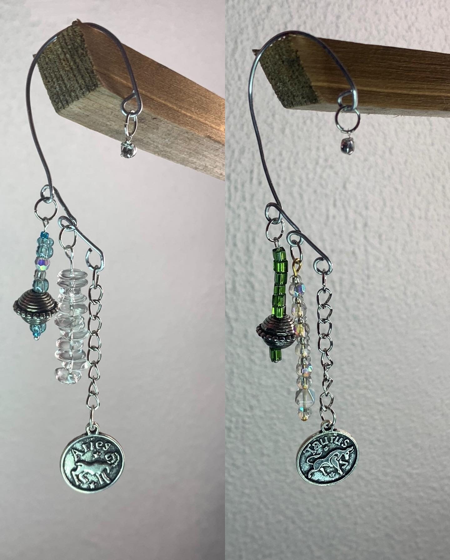 Ear Cuff, Zodiac Sign, Capricorn, Aquarius, Pisces, Aries, Taurus ...
