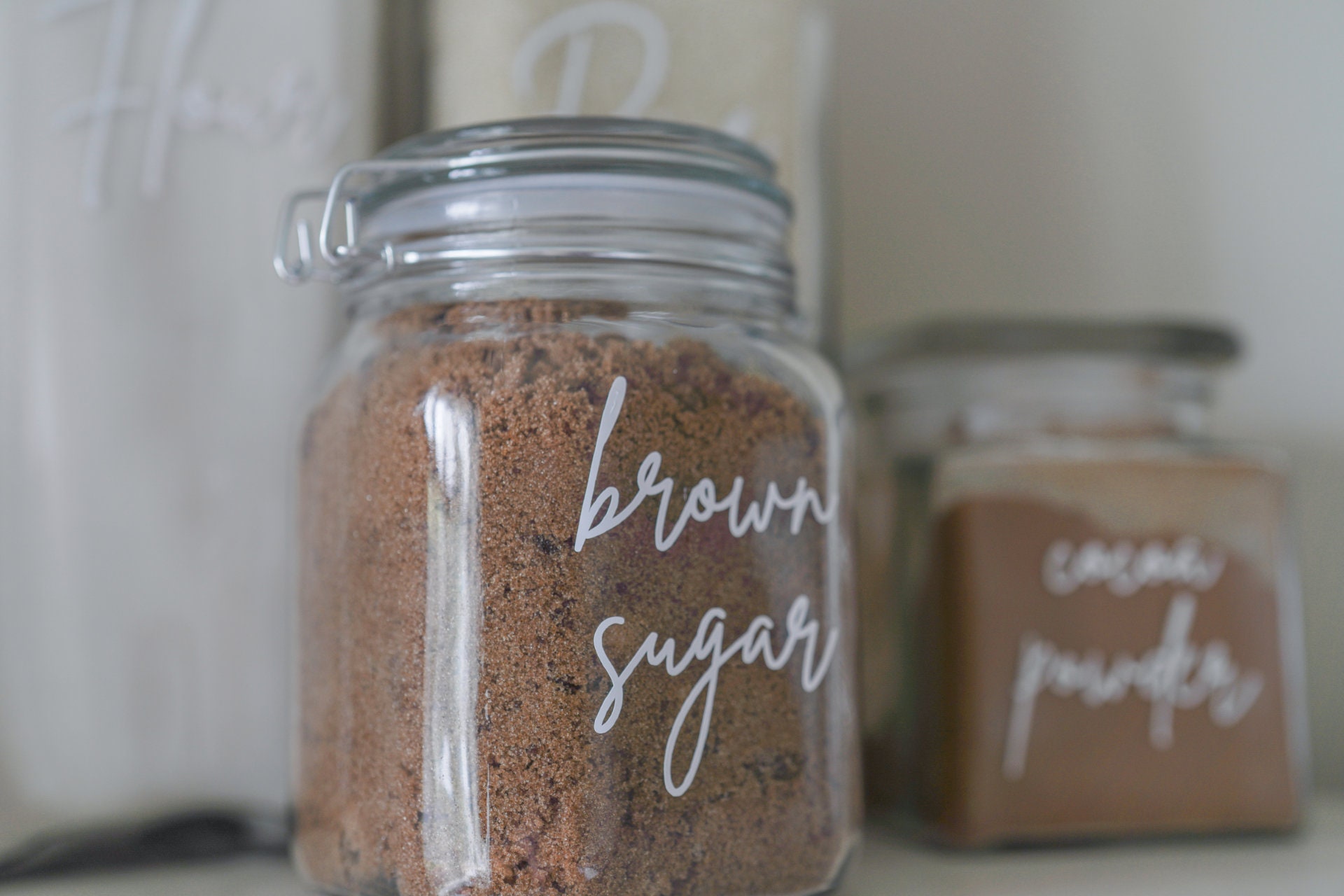 20 Essential Pantry Vinyl Labels Modern Romantic Minimalist Home ...